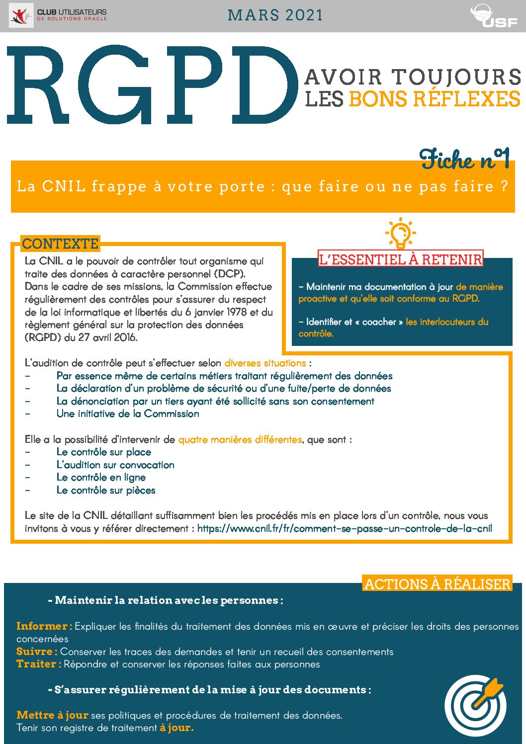 RGPD_Fiche-Reflexe_n°1_Mars_2021 | Club utilisateurs des solutions Oracle